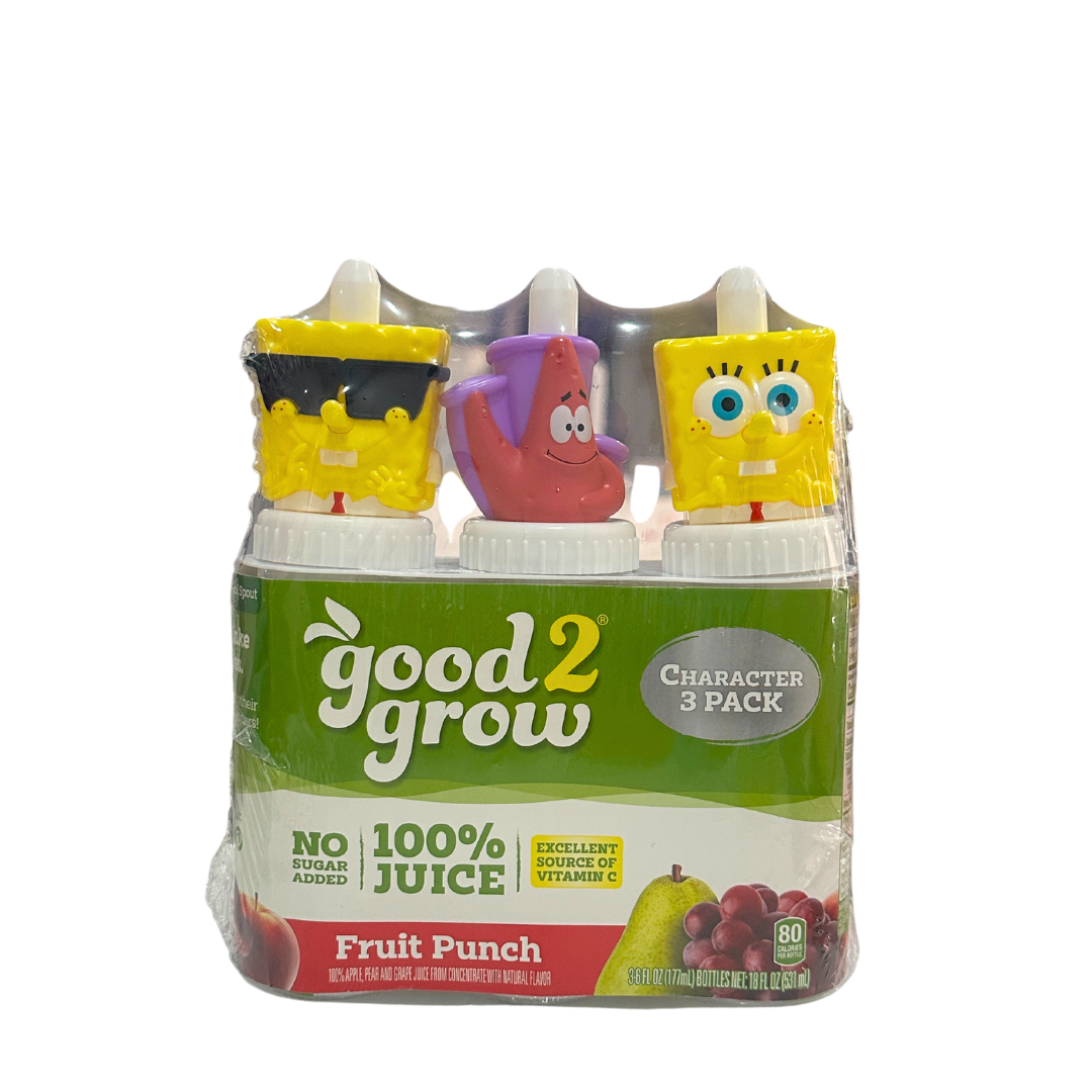 Good 2 Grow 3 pack character- Bob Esponja – Pekabo