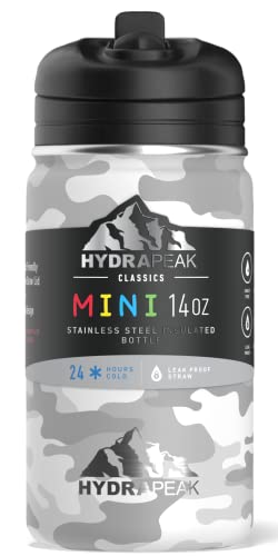 Hydrapeak mini 14oz white camo – Pekabo