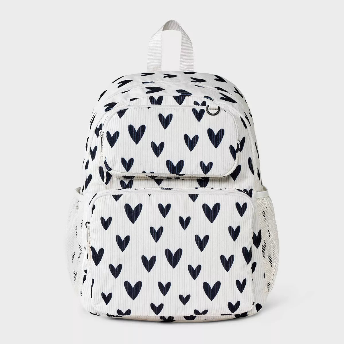 Girls' 16" Two Pocket Backpack - Black/White ENTREGA INMEDIATA – Pekabo