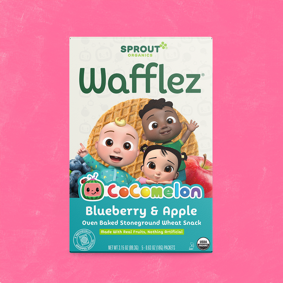 Organic Wafflez Snack - Blueberry & Apple / SPROUT – Pekabo