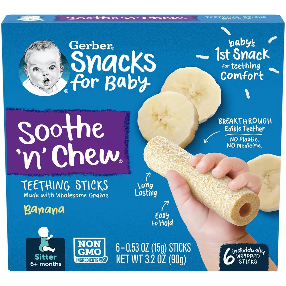 Gerber Baby Chew Banana - 6 Rollos – Pekabo