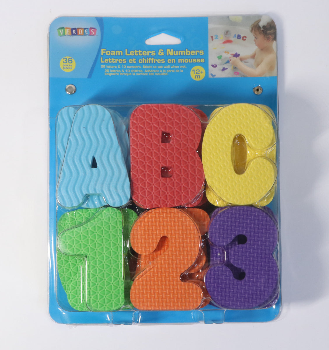 Letras y números de Foamy. – Pekabo